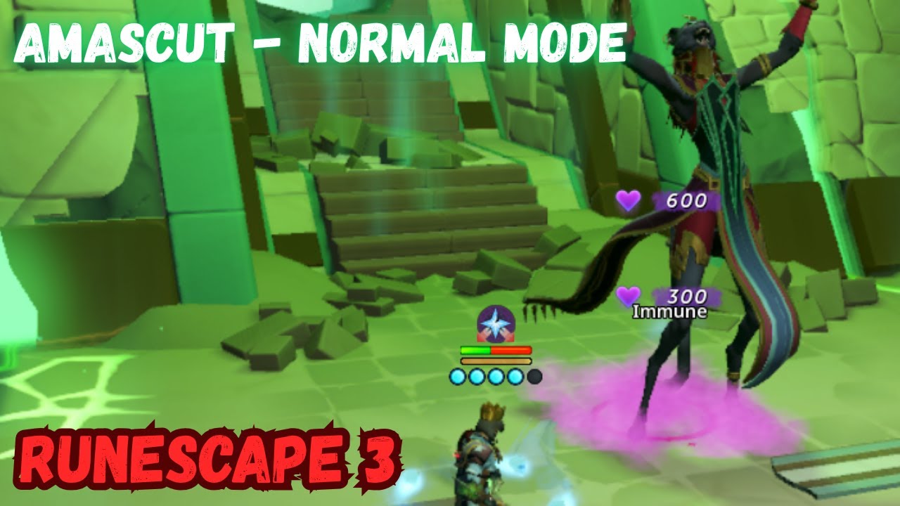 [RS3] Amascut, Goddess of Destruction (Day 1 - Normal Mode 4-Man) - YouTube