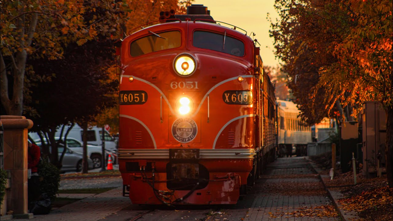 First CSRM Polar Express Trains of 2022 Feat. Amtrak 281 and SP 6051 ...