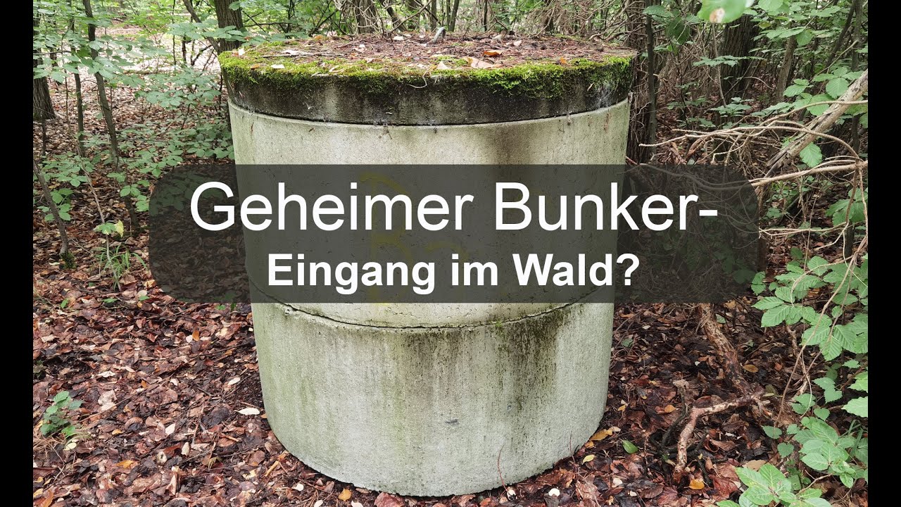 Geheimer Bunker Eingang im Wald und ein dunkles Hüttlein - YouTube