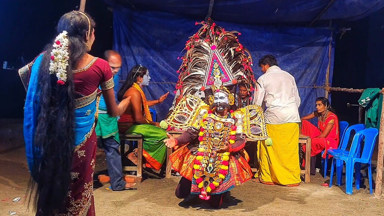 Therukoothu | ஜலோந்திரன் பிருந்தாவதி சந்திப்பு | ஸ்ரீ மூனிஸ்வரன் நாடக ...