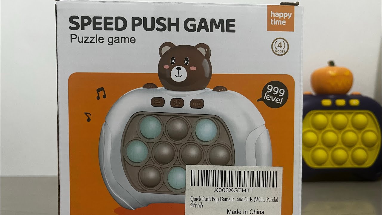 10 Minutes Satisfying with Unboxing Fast Push Games Toys PANDA | ASMR ...