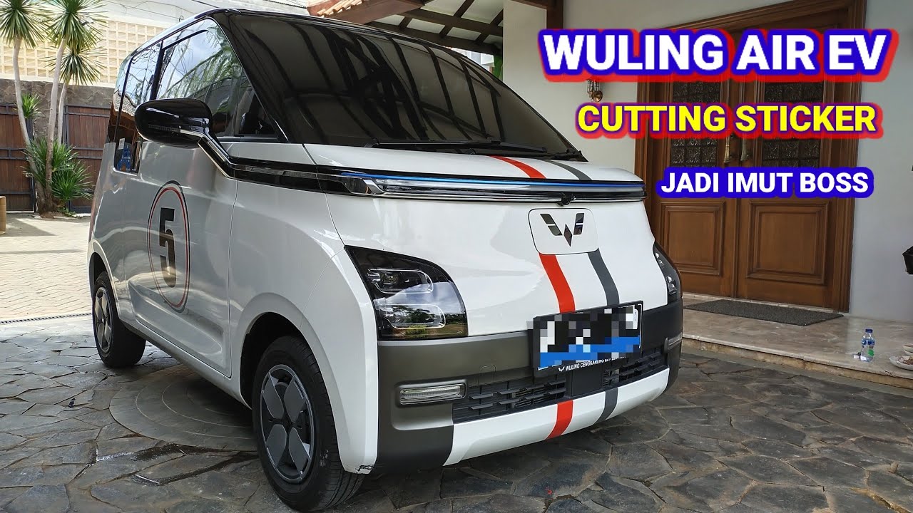 WULING AIR EV CUTTING STICKER - YouTube