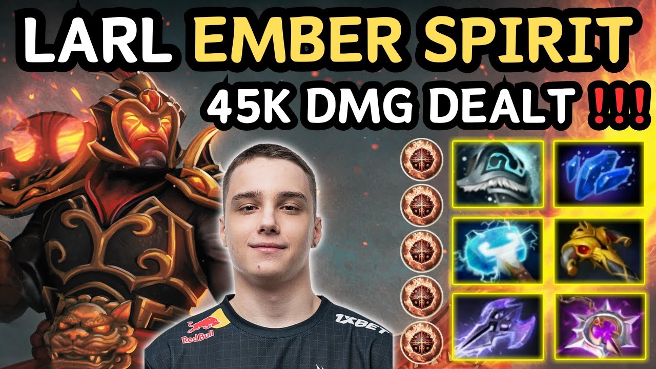 🔥 EMBER SPIRIT Midlane Highlights From LARL 🔥 Insane Gameplay From LARL ...
