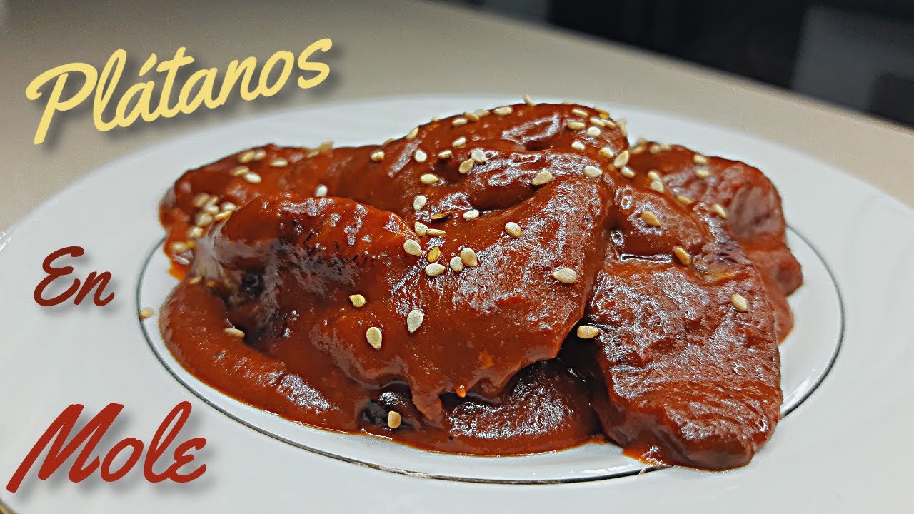 Plátanos en MOLE dulce | Receta de plato Guatemalteco - YouTube