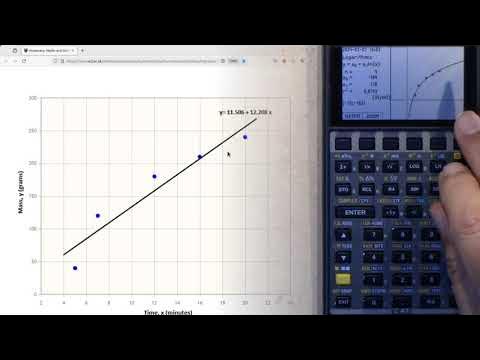 C47 Calculator: Demo Of Least Squares Regression Curves - YouTube