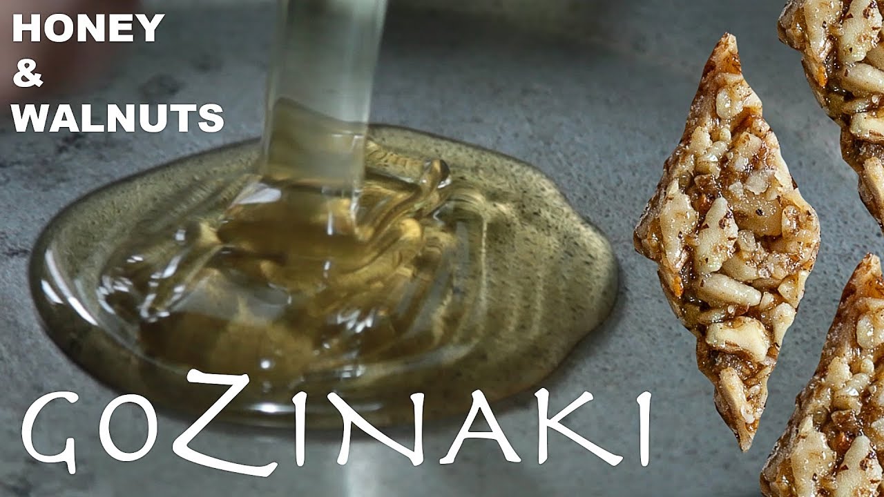 How to make candied walnuts with honey, Gozinaki Georgian cuisine - YouTube