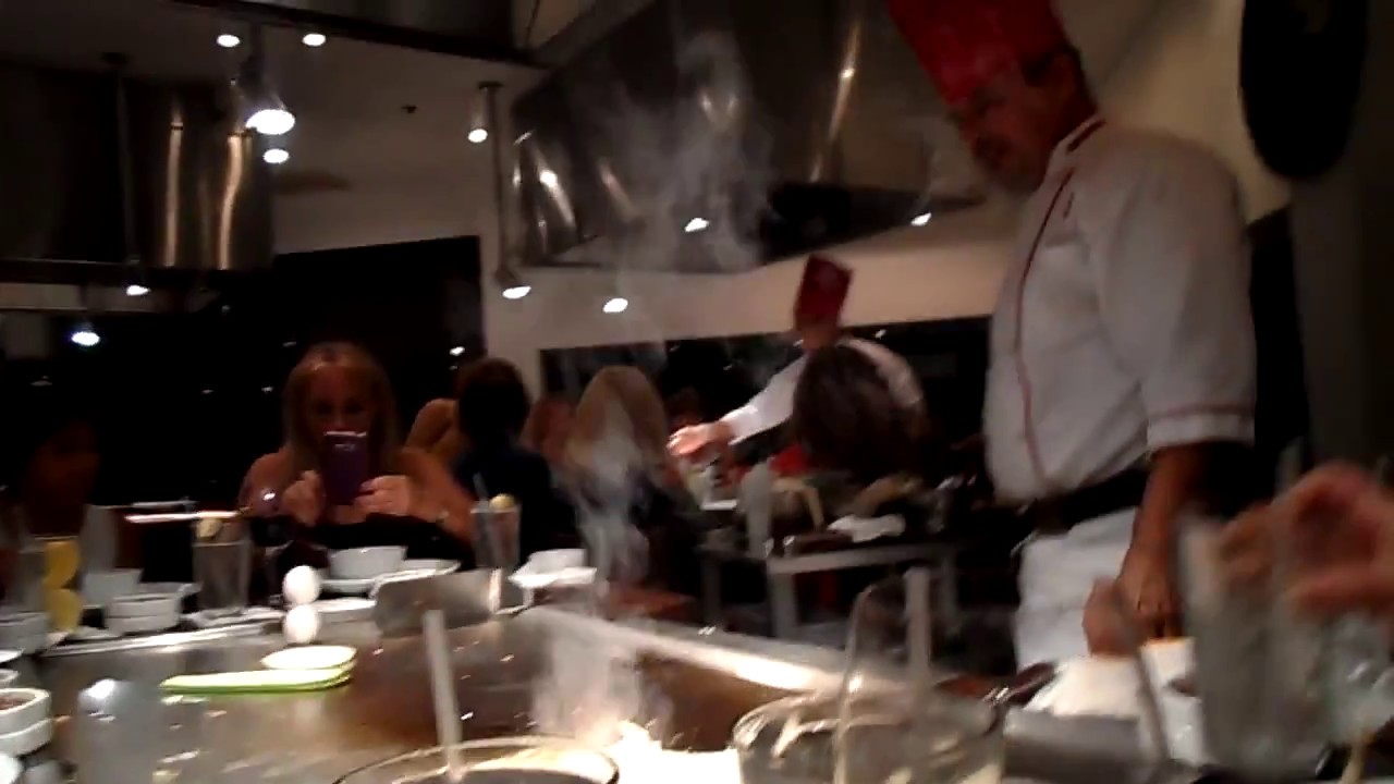Benihana Birthday Celebration # 7 - YouTube
