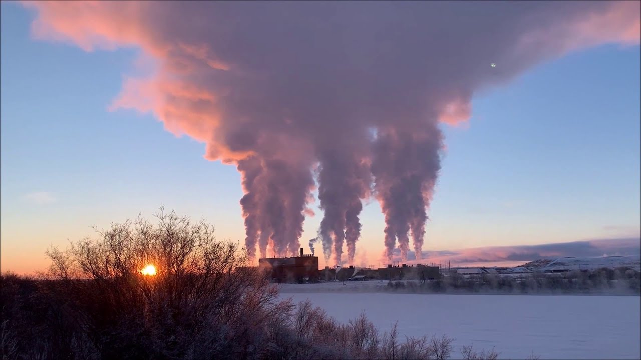 Extreme cold in Saskatoon, Saskatchewan. - YouTube