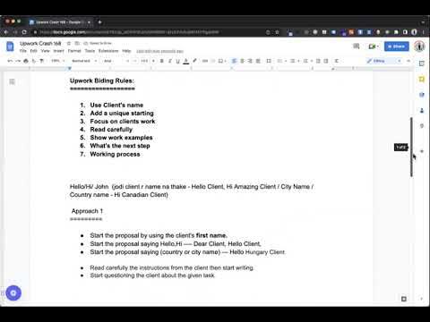 CodemanBD Upwork Crash 2023 - How to Write Effective Proposals by Aiman Shafi - YouTube