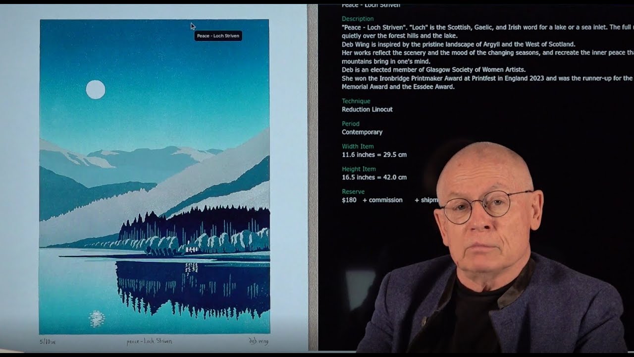 Deb Wing- Print Artist - artelino - YouTube