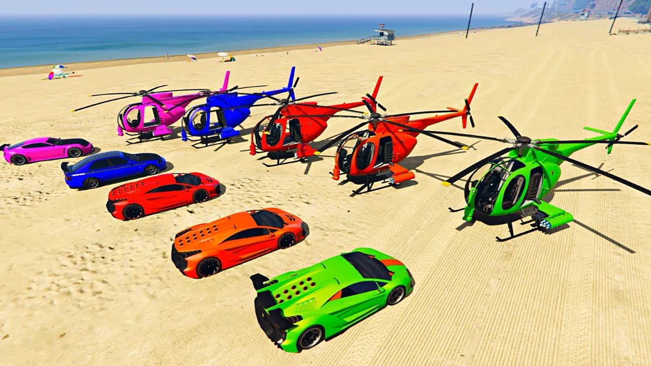 Color cars challenge with Lamborghini (complete challenge to win ...