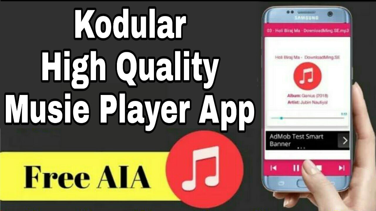High Quality Professional Music Player App 🔥 Free AIA 🔥 kodular || App ...