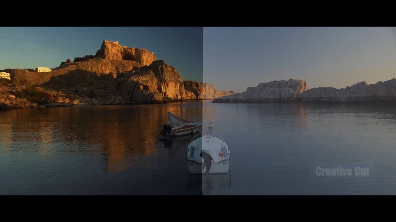Color Grading - Before & After (Cinematic Drone Part VI - Rhodes ...