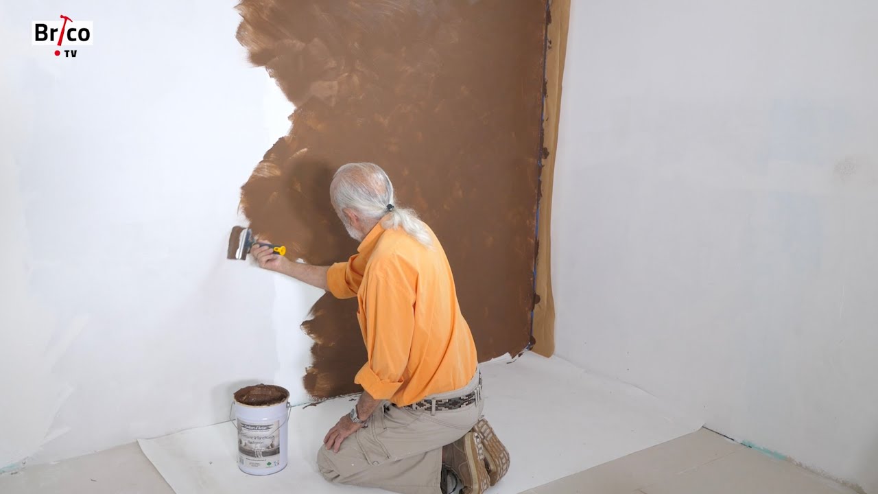 Réaliser un badigeon à la chaux - Tuto bricolage avec Robert - YouTube