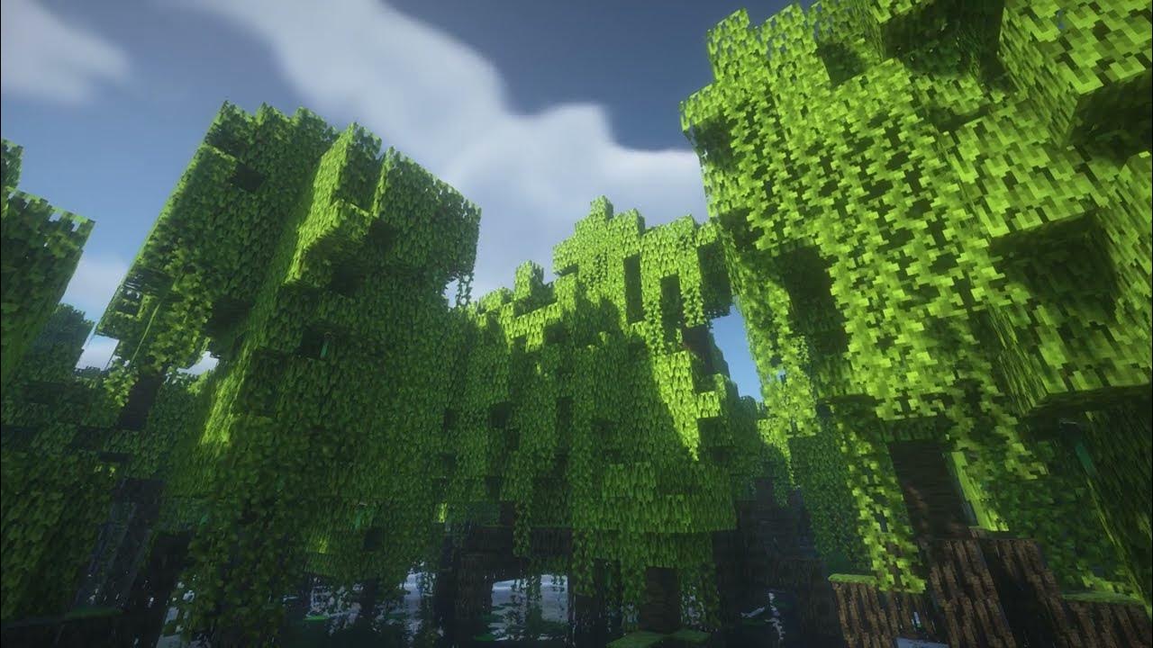 Minecraft Forest Day & Night with Shaders Live Wallpaper - YouTube