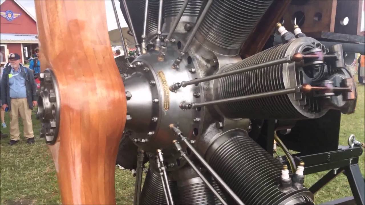 1917 WWI Aircraft Engine at EAA AirVenture 2016 - YouTube
