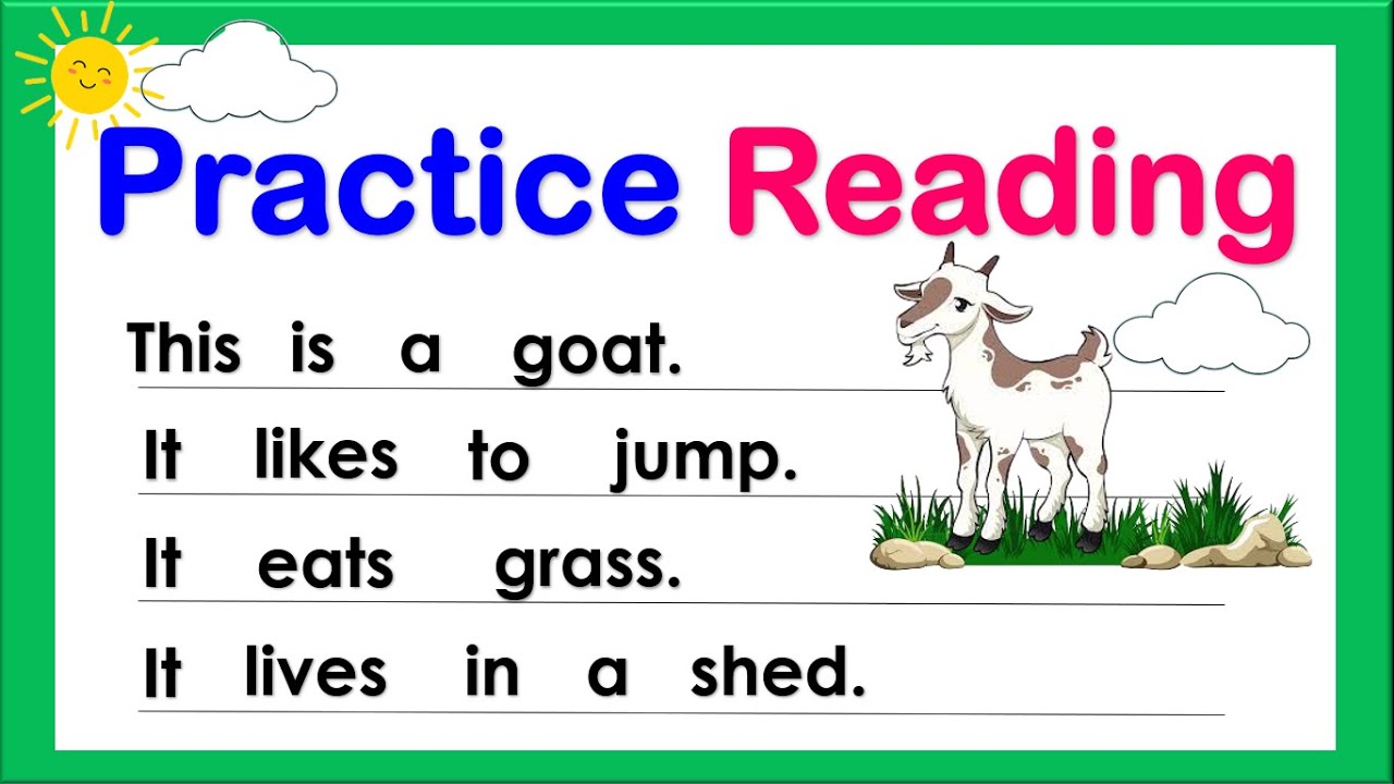 Practice Reading Sentences Part 2 ll Teacher Ana Online Learning - YouTube