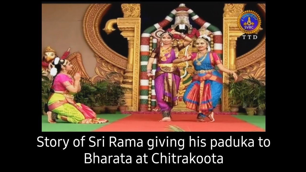 Shri Rama Sapthaha - Day 2 - Story of Sri Rama giving paduka to Bharata ...