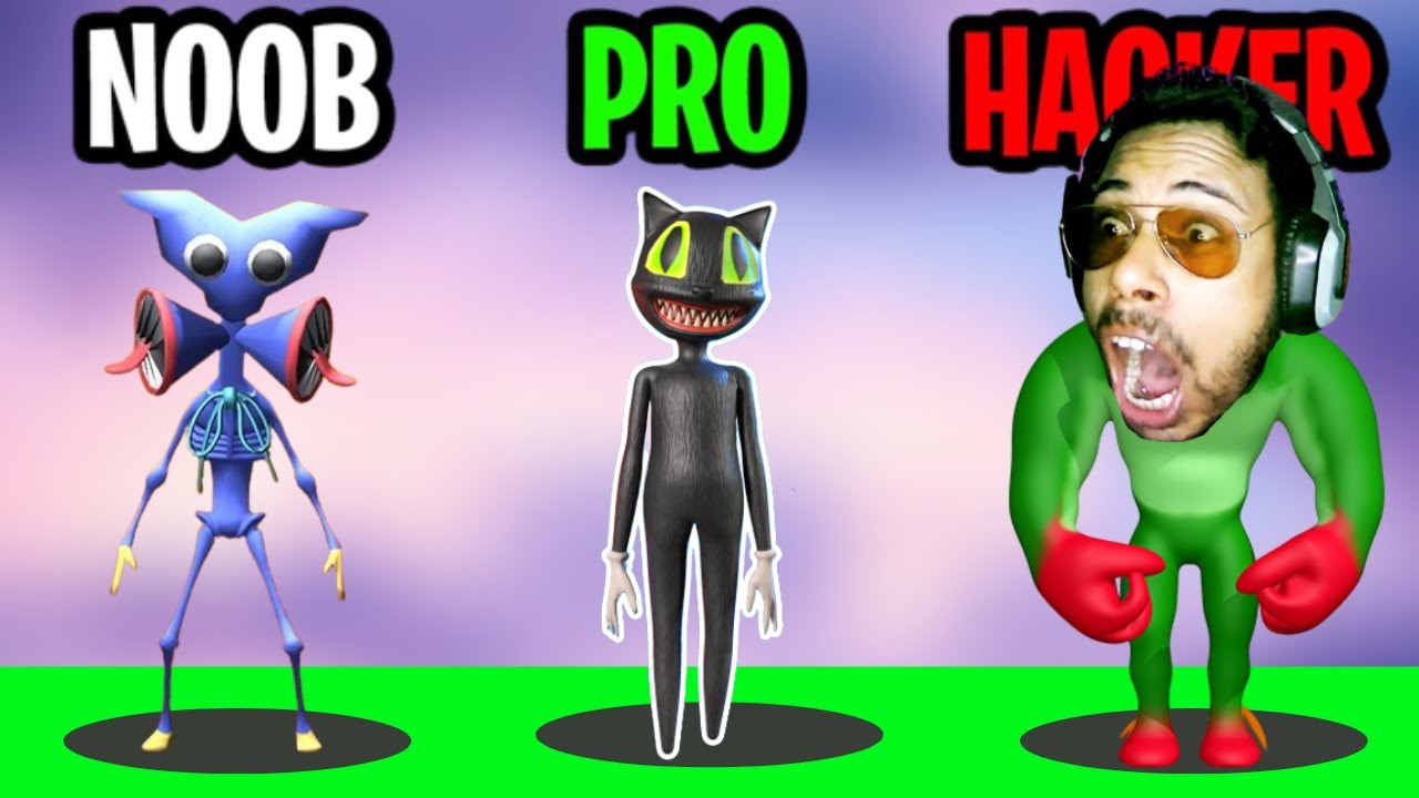 NOOB vs PRO vs HACKER In Merge Master Blue Monster! #2 || Subroto ...