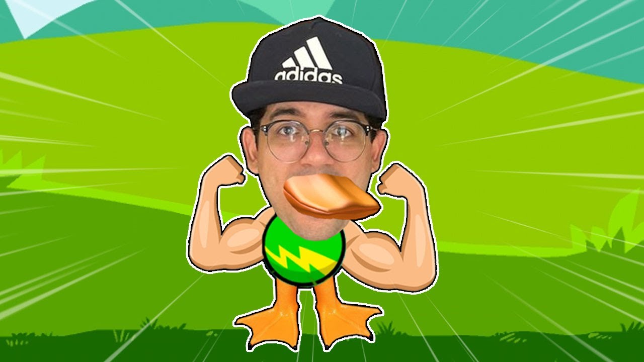 VIREI PATO POR UM DIA E TIVE QUE TREINAR PARA ME TORNAR SUPER PODEROSO ...