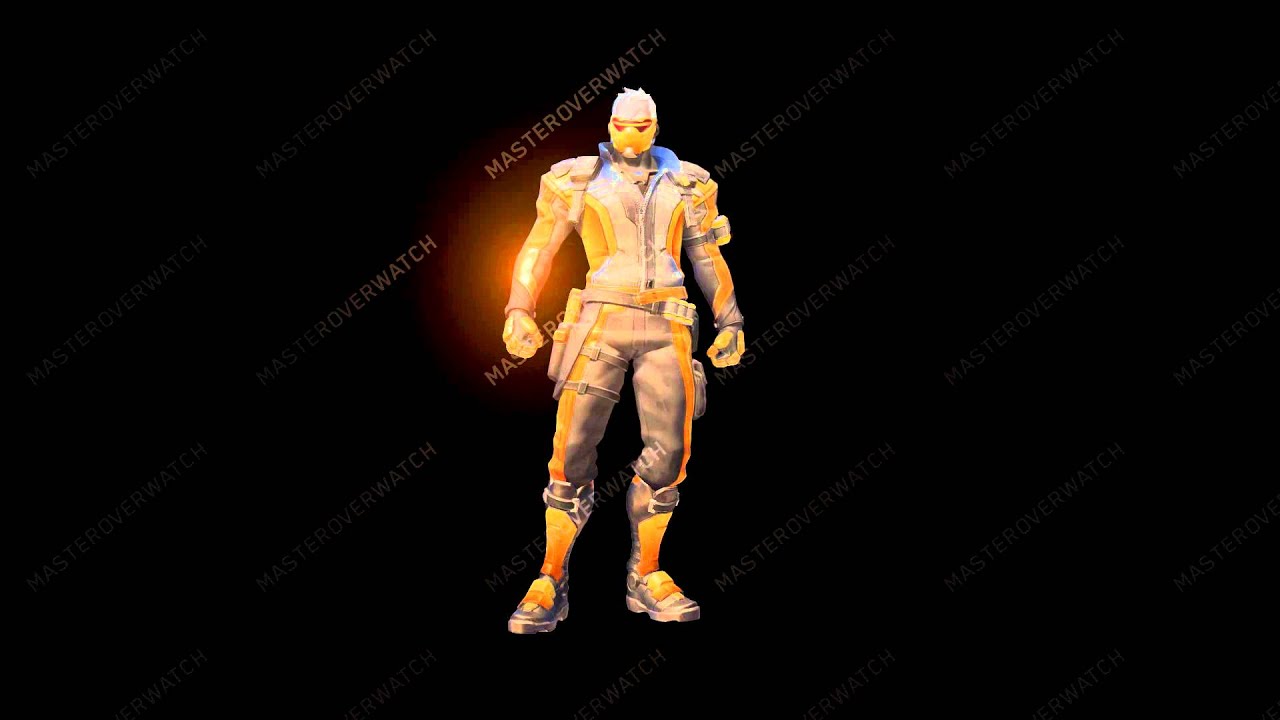 HD Golden Soldier 76 Overwatch Skin - YouTube