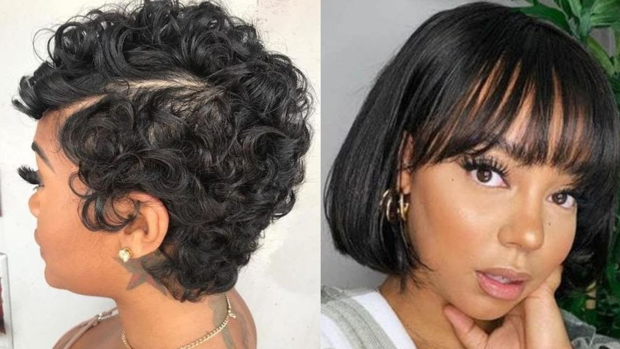 Pretty Little Pixies, Dope Bobs & Hot Short Styles for Black Women - YouTube