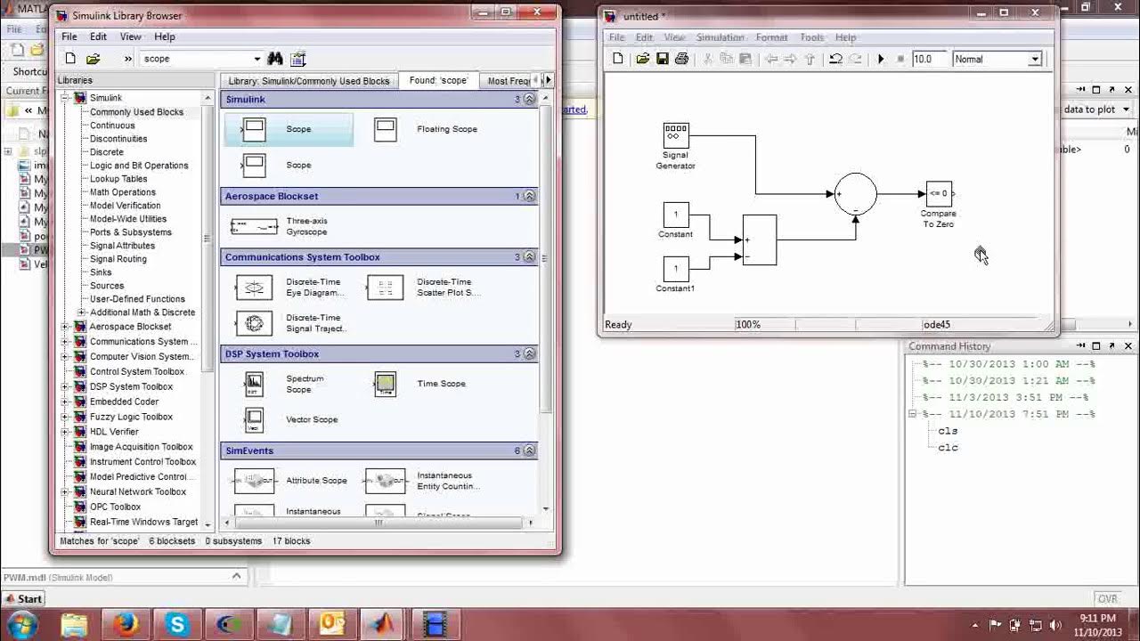 Generating PWM on Matlab Simulink - YouTube