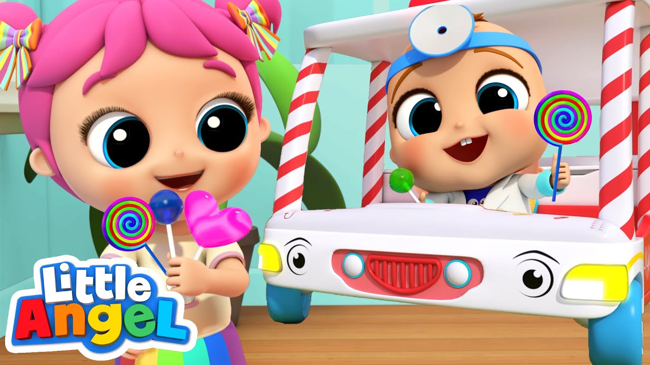 Lollipop at the Doctor Check Up Song | Kids Cartoons and Nursery Rhymes ...