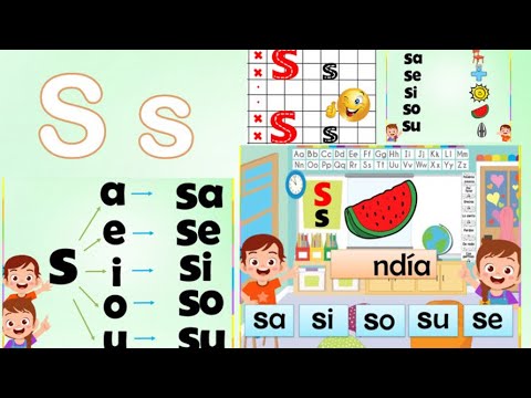 La letra S | Descarga la Clase en PowerPoint - YouTube
