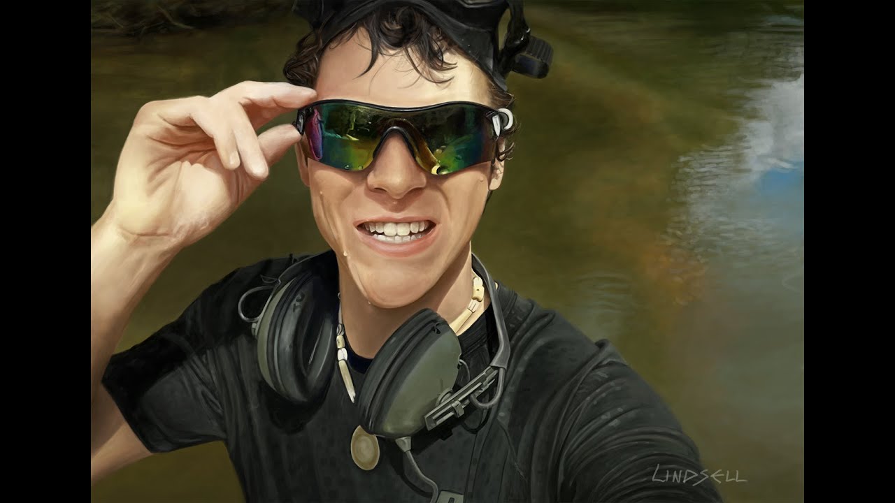 Nuggetnoggin Portrait by Artist Lucy Lindsell - YouTube