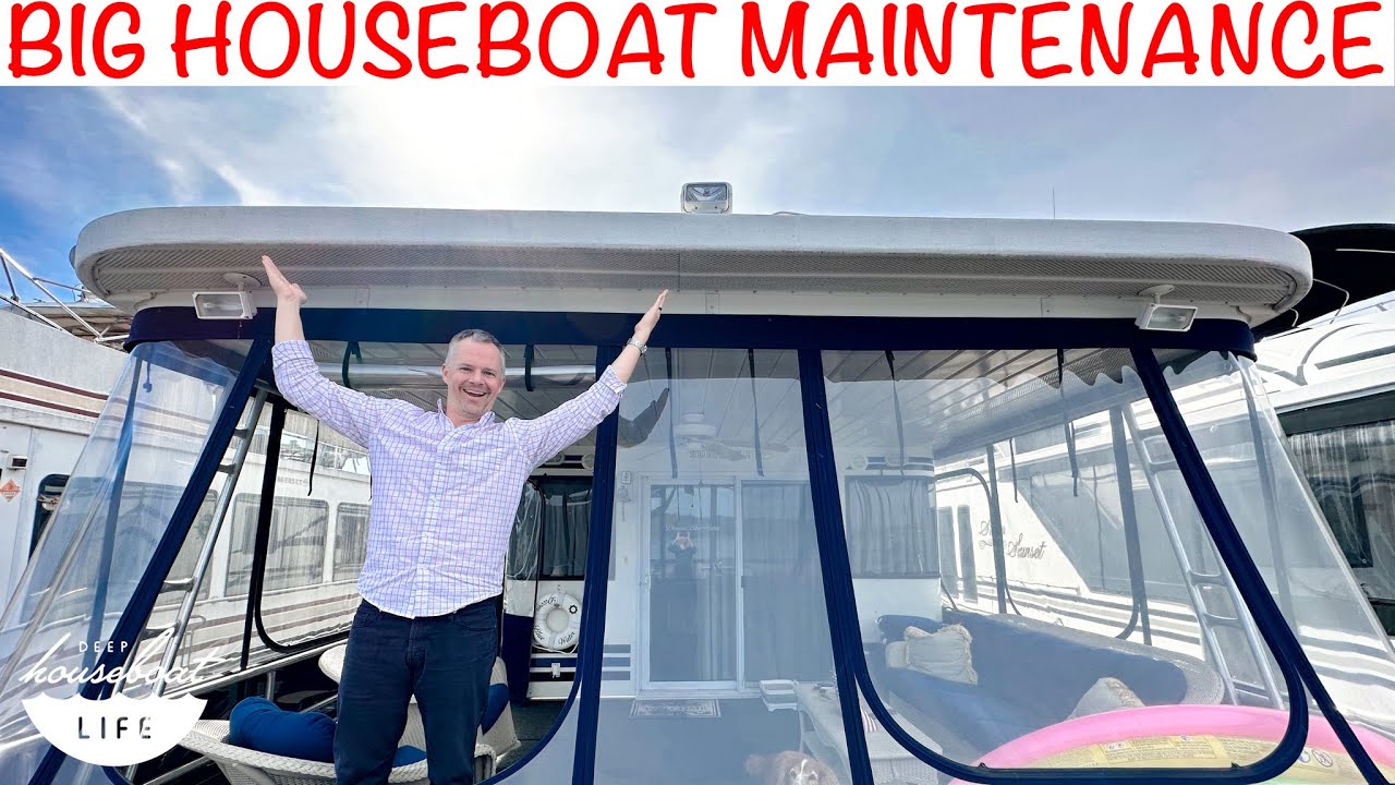 Our MAINTENANCE Checklist: Keep Your Houseboat Shipshape - YouTube