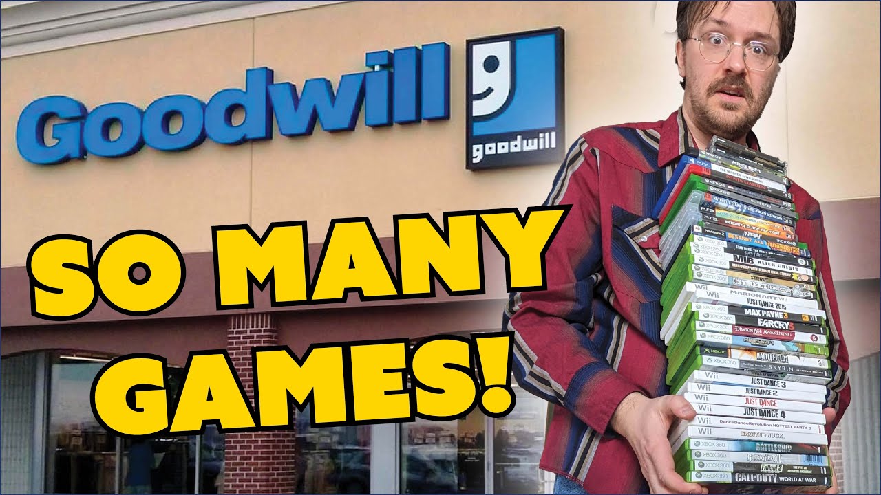 I found $500+ worth of video game stuff at Goodwill - YouTube