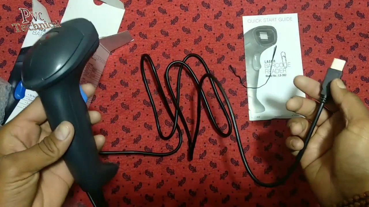 Laser Barcode Reader - YouTube