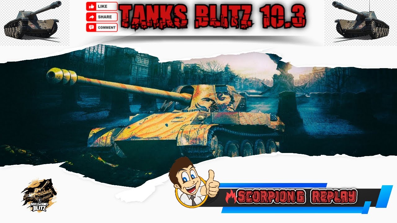 Scorpion G Tanks Blitz Replay - YouTube