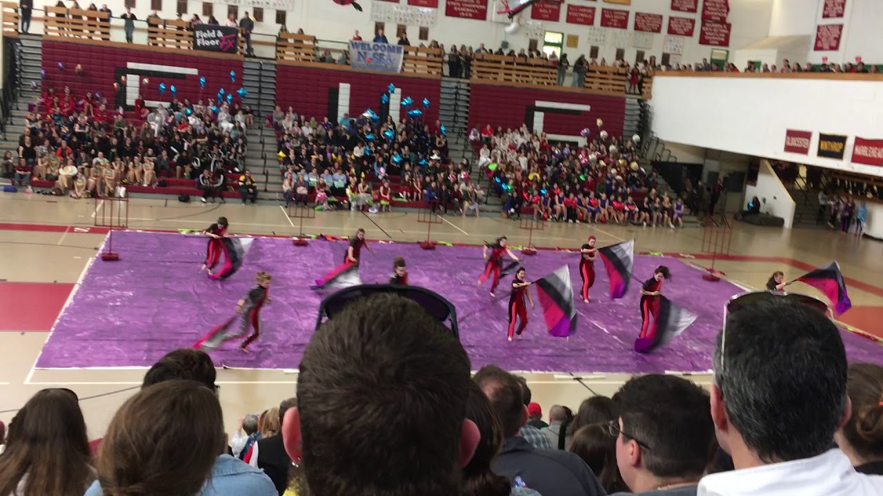 NMRHS Color Guard 2018 NESBA Finals "Monster Ball" - YouTube