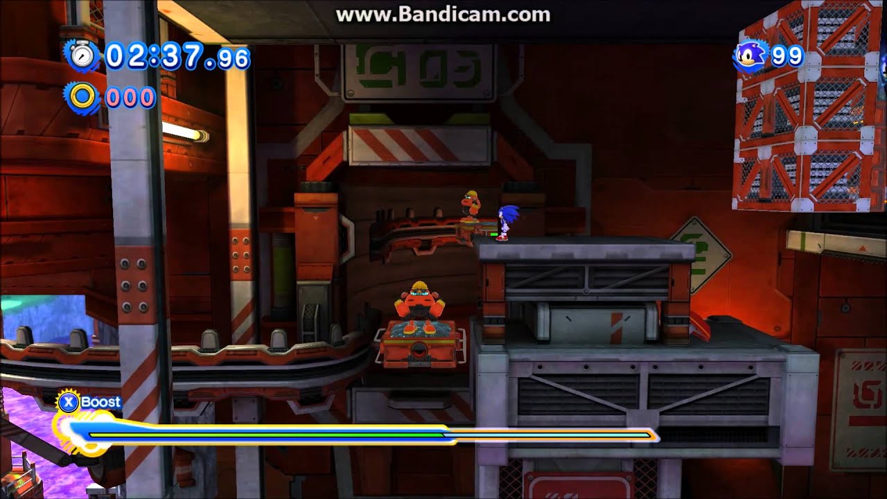 sonic generations planet wisp speedrun w/endless boost - YouTube