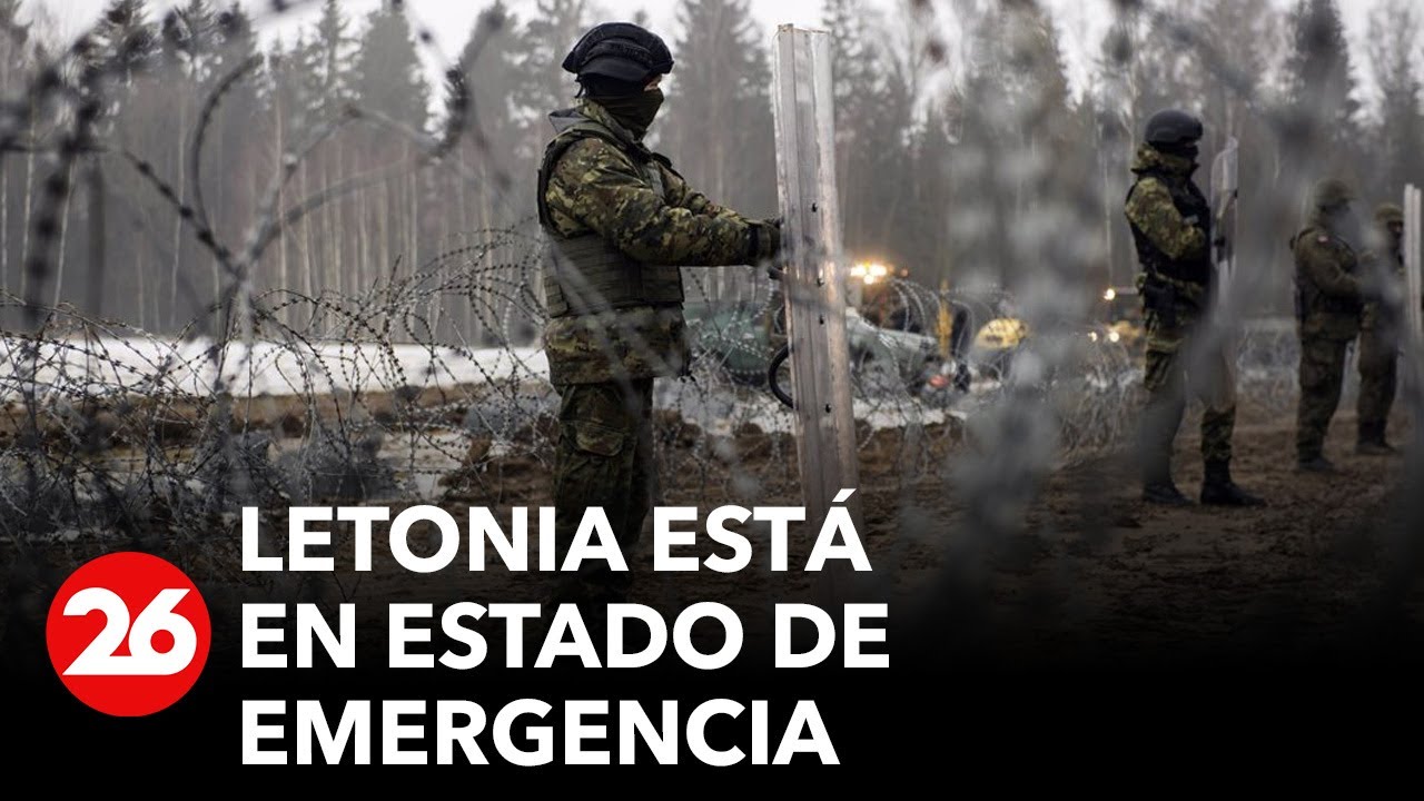 Letonia está en estado de emergencia en su frontera con Rusia - YouTube