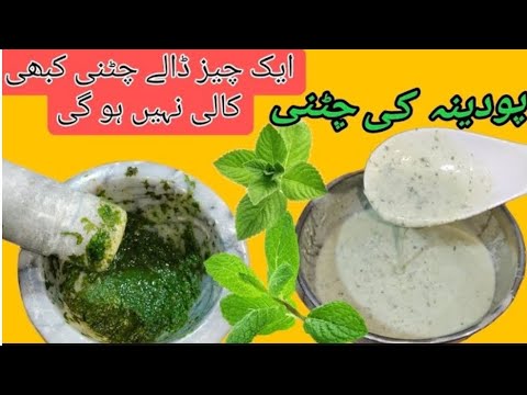 Pudine chatni recipe || pudine ki chatni banane ka tarika tips 😉 ...