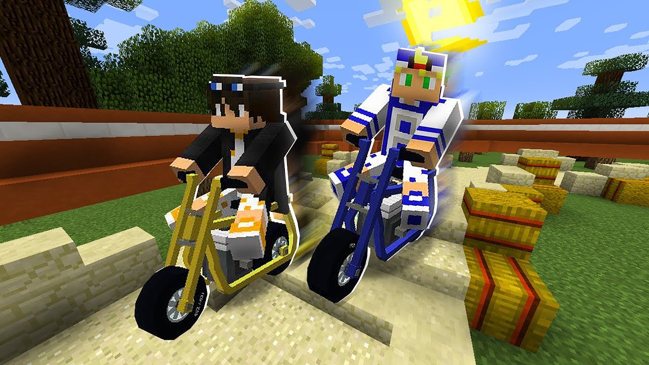 CORRIDA DE MOTOCROSS NO MINECRAFT! ‹ PAULINHU › - YouTube