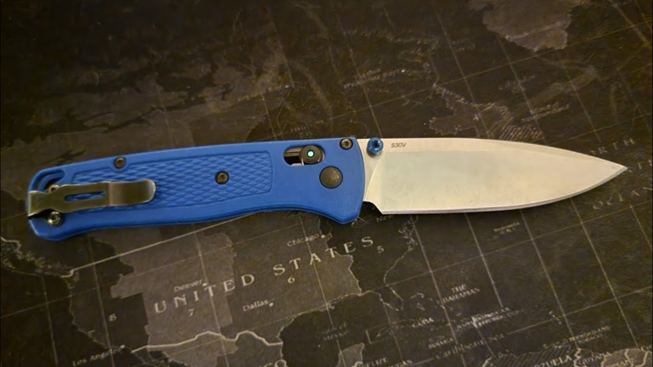 Benchmade Bugout Glow Rhino tritium axis lock upgrade. Knife teardown ...