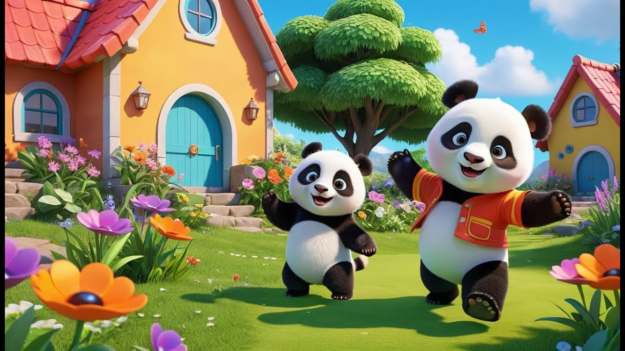 Panda Bear, Panda Bear, Twirl Around! | Playful Animal Song for ...