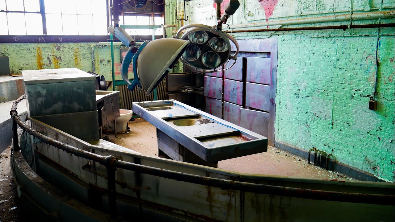 Abandoned Hospital with Gorgeous Autopsy Theater - YouTube