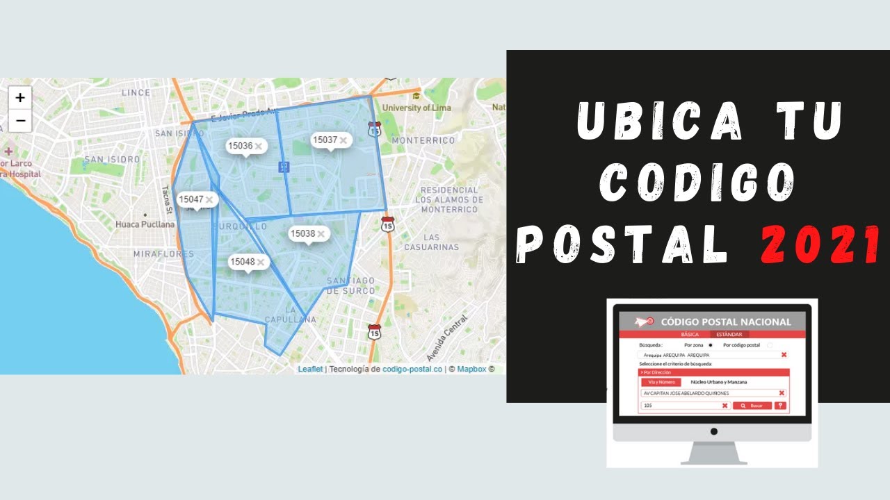 Como saber mi Código Postal | Perú 🇵🇪 - YouTube