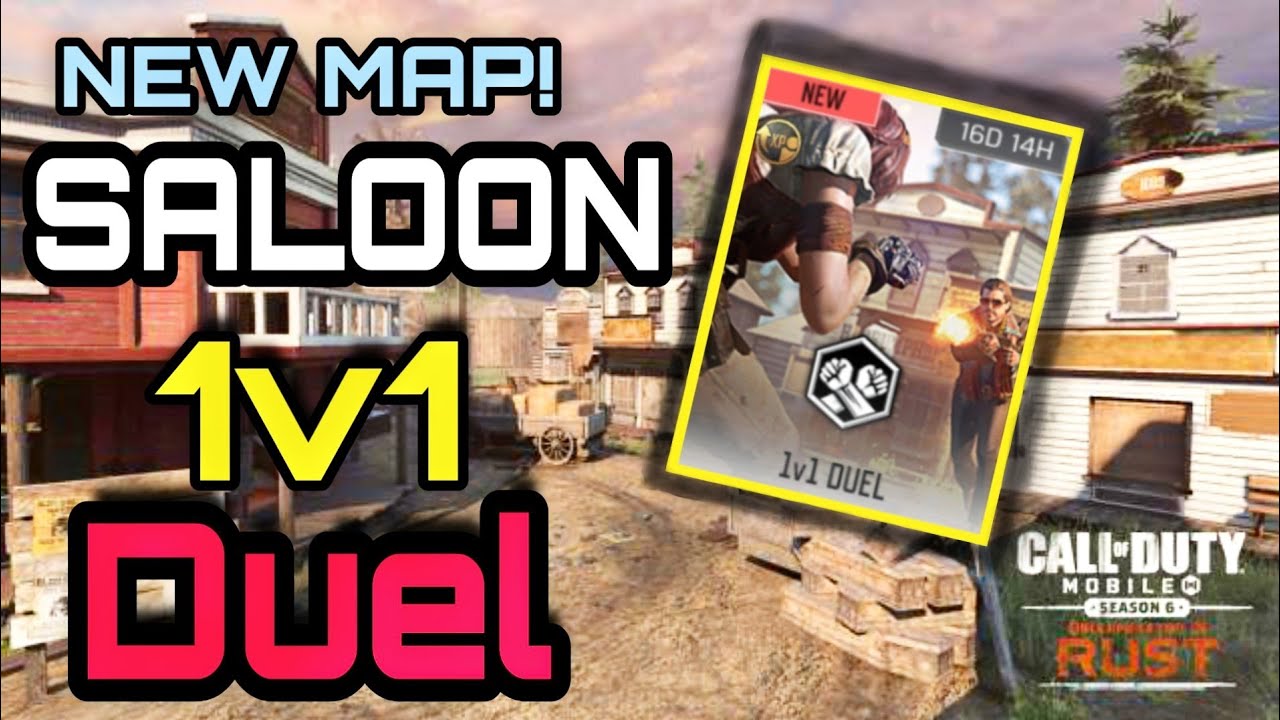 New map *SALOON* 1v1 Duel Challenge gameplay | CALL OF DUTY MOBILE ...