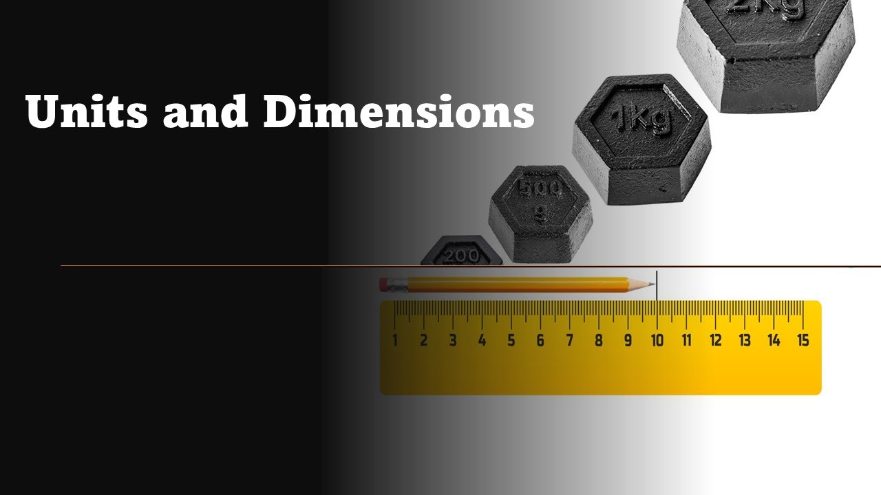Mastering the Fundamentals: Unit Convention, Units, and Dimensions in ...