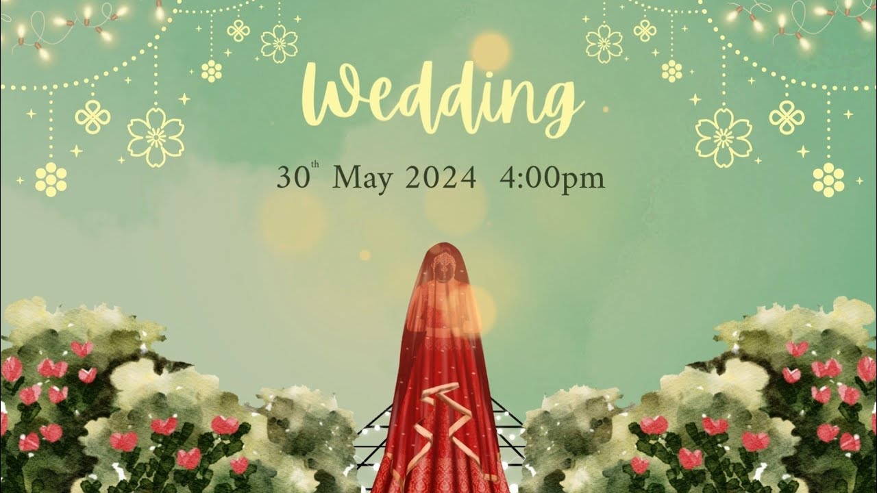 Blissful Moments | Modern Wedding Invitations | Ayush Digital Studio - YouTube