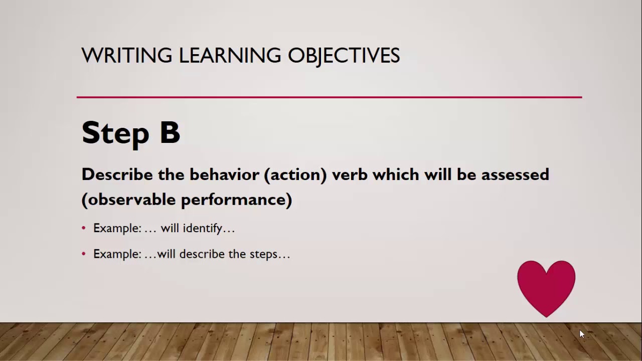 Writing Clear Objectives - YouTube