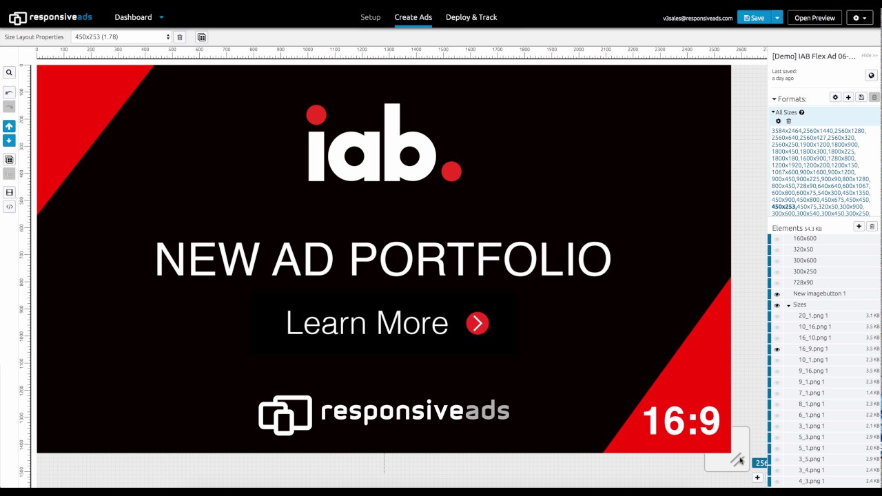 ResponsiveAds Design Studio for all of the IAB Flex Sizes. - YouTube