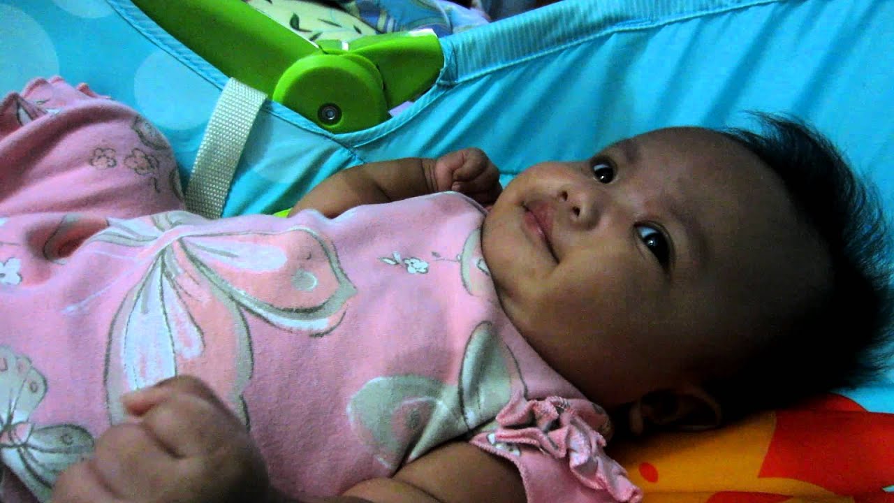 pupu time...concentrate baby chloe =) - YouTube
