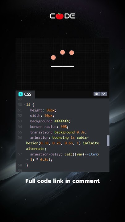 Bouncing Balls Css Animation Css Html Codetomato Youtube 8536